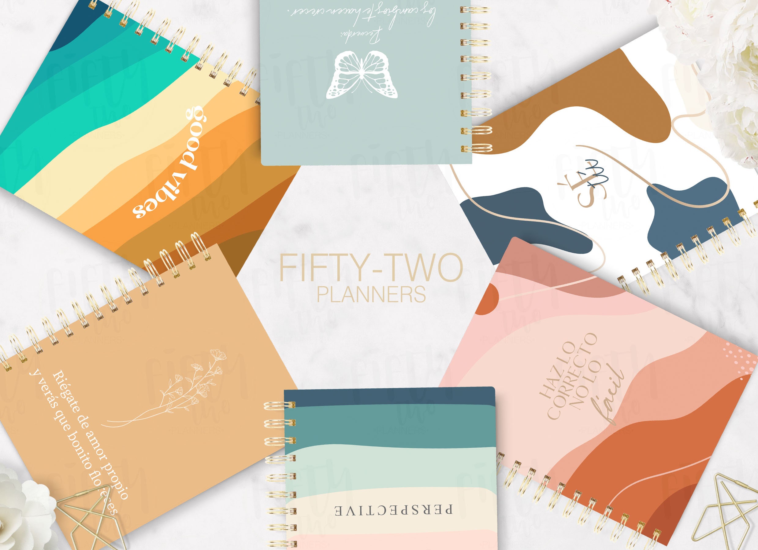 CUTE Modern COVERS/ Planner Cover/ Agenda Covers/ Pretty Backgrounds ...