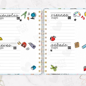 DIA DEL MAESTRO agenda imprimible tamaño bolsillo 1114 cm / Nueva ...