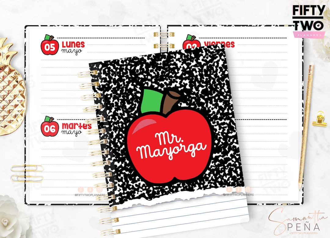 DIA DEL MAESTRO 2025 2026 agenda imprimible - tamaño bolsillo 11*14 cm ...