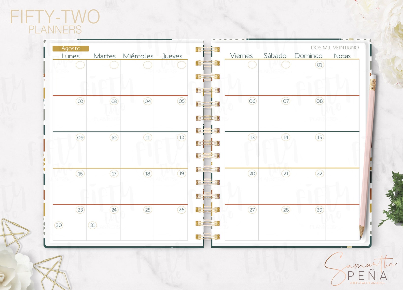 Agenda para estudiante 2021 2022 / digital / imprimible / | Etsy