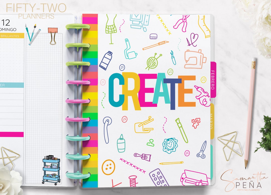 Crafter Planner 2024 / Agenda 2024 / Scrapbook / Creative Agenda ...
