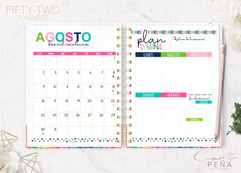Teacher Planner 2021 2022 / Digital / Printable / Master | Etsy