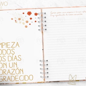 Diario de gratitud / diario de agradecimiento / Descarga en Pdf ...