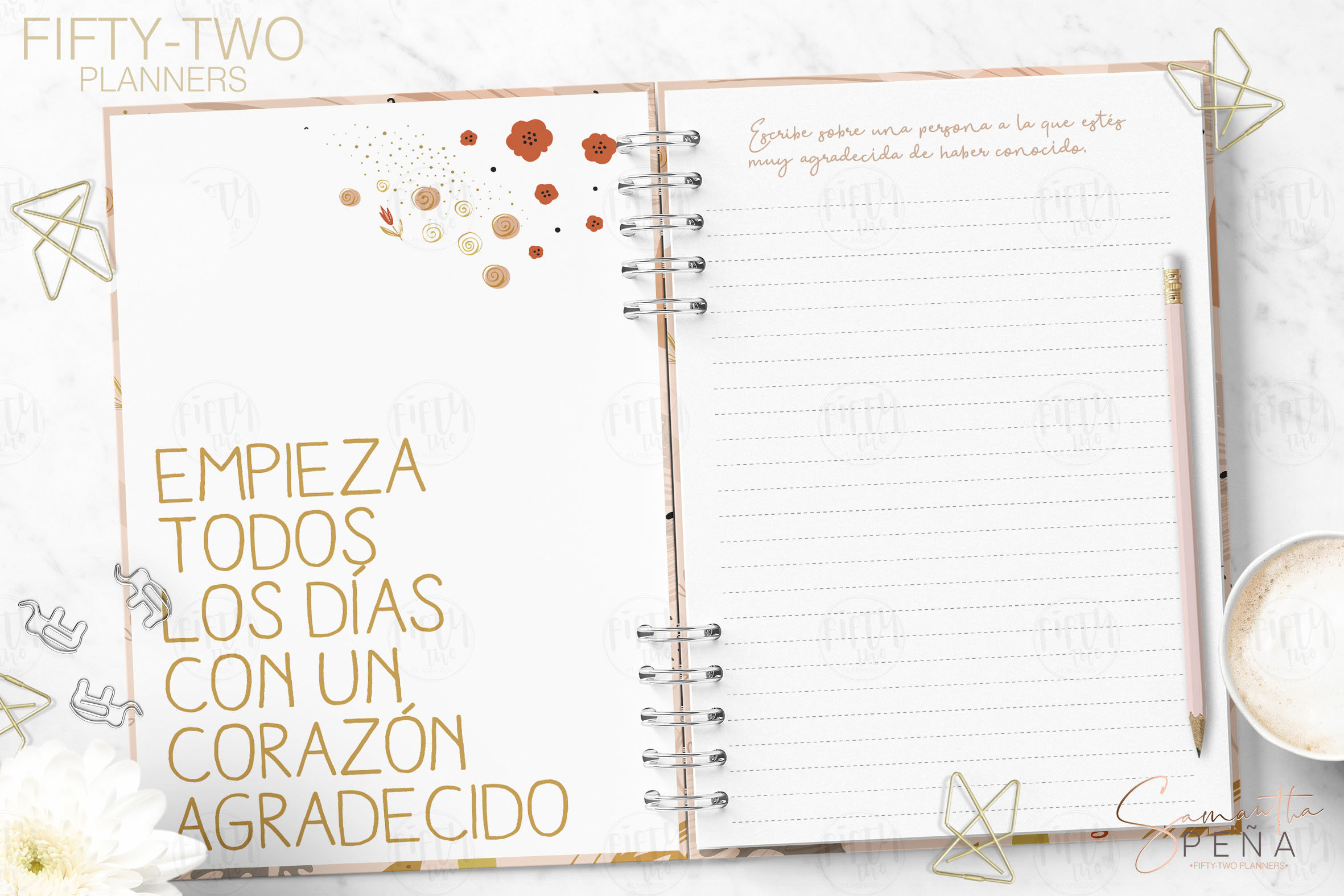 Diario de gratitud / diario de agradecimiento / Descarga en - Etsy España