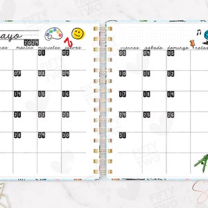 DIA DEL MAESTRO agenda imprimible tamaño bolsillo 1114 cm / Nueva ...