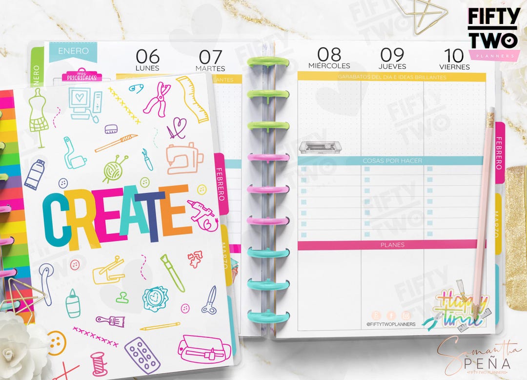 Crafter Planner 2025 / 2025 Agenda / Scrapbook / Creative Agenda ...