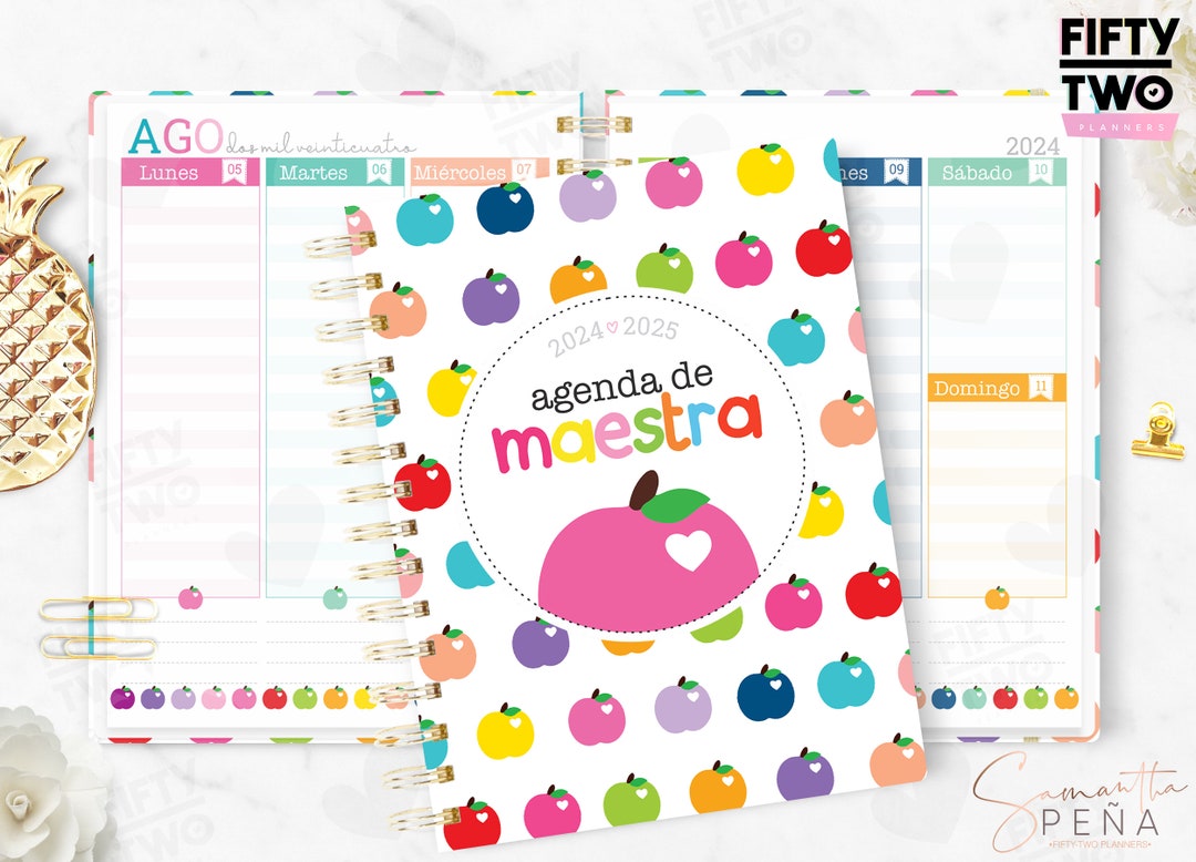Basic Teacher Agenda 2024 2025 / Digital / Printable / Printable ...
