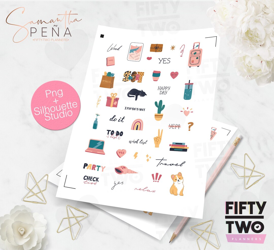 AGENDA STICKERS / Planner Stickers / Stickers / 2022 / Planner Stickers ...