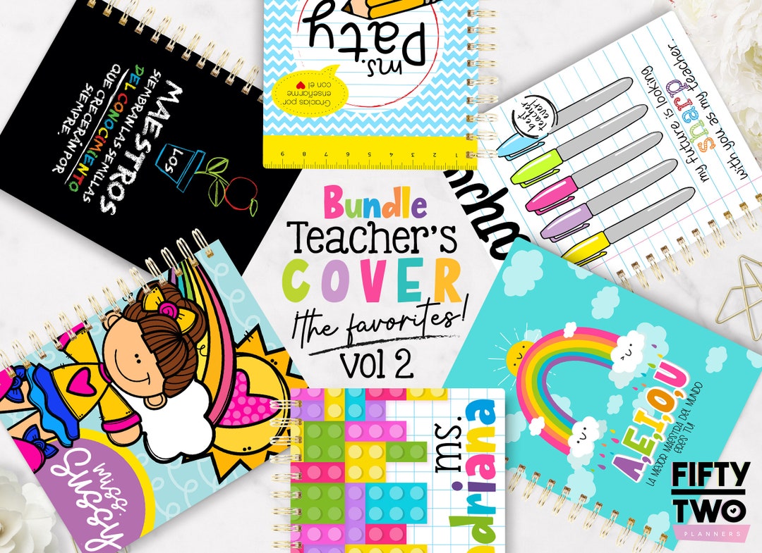 PORTADAS MAESTRO FAVORITAS vol 2 / 32 portadas de maestro / teacher ...