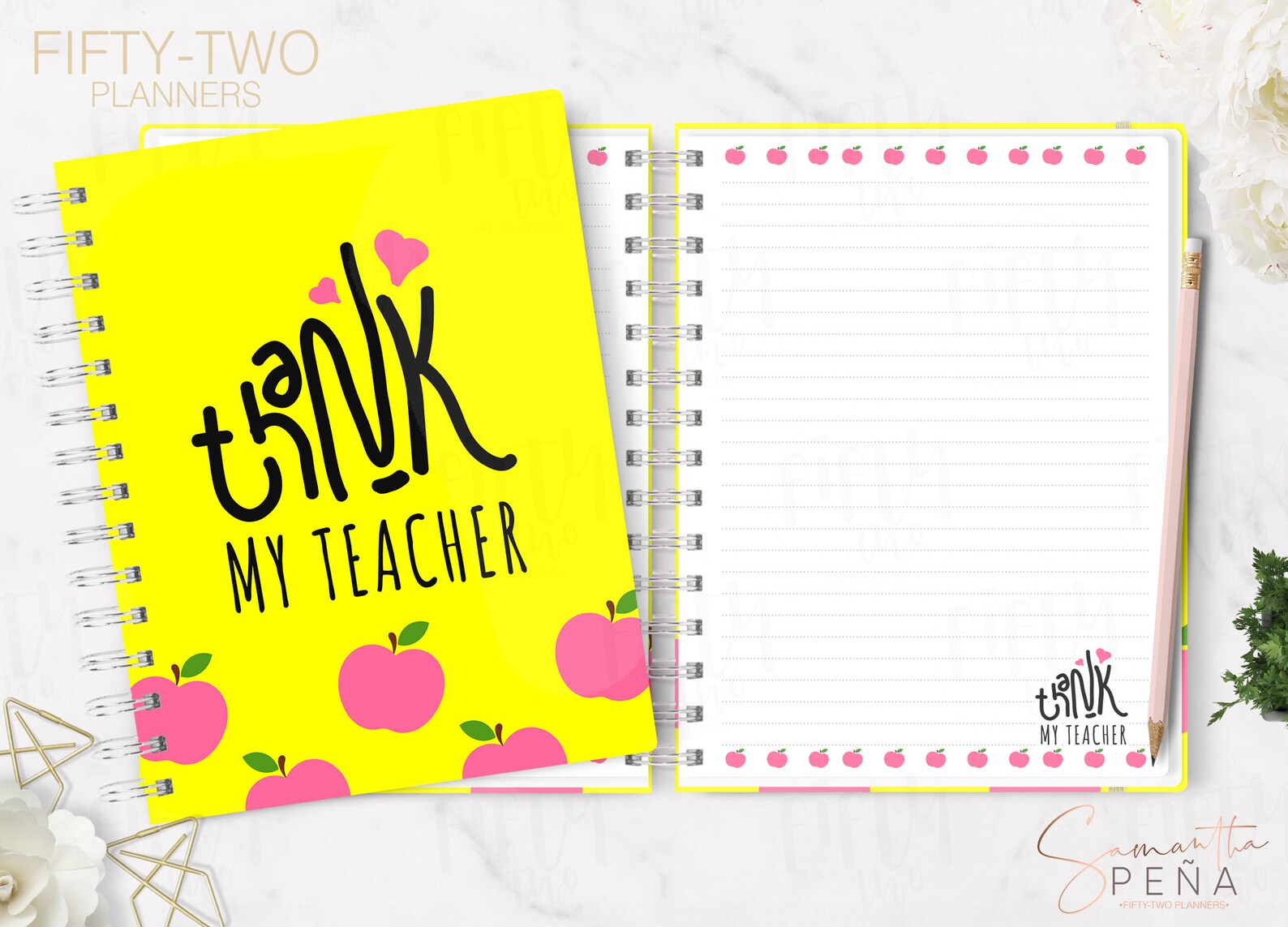 Paquete de libretas y cubiertas para maestra / hojas | Etsy