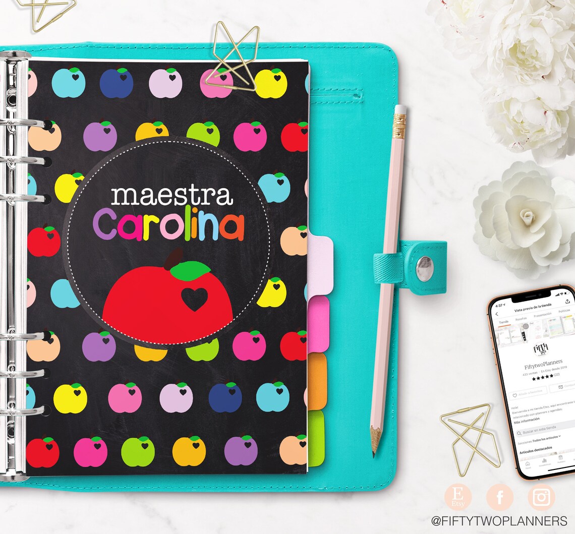 PORTADAS MAESTRO / Teacher Cover Bundle 10 pack / regalos para - Etsy ...