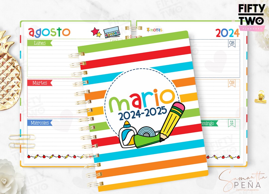 Basic Teacher Agenda 2024 2025 / Digital / Printable / Printable ...