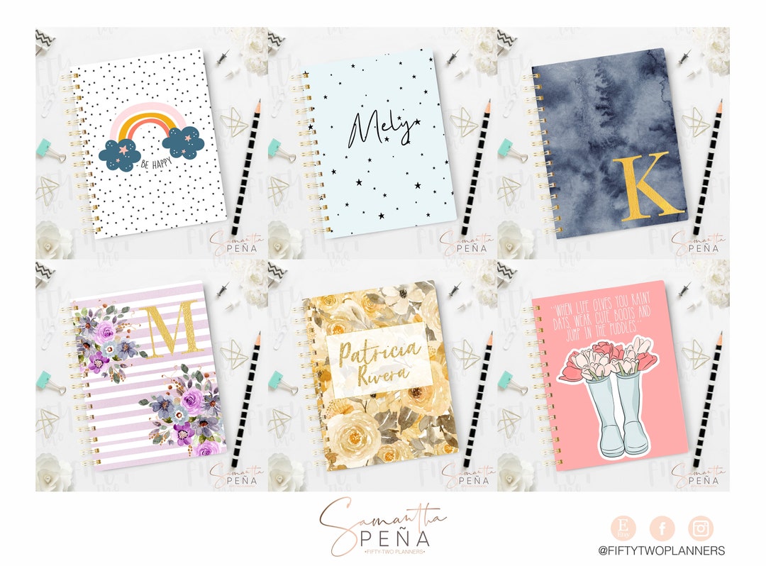 CUTE COVERS 2021 / Planner Cover / Agenda Covers / Golden Alphabet ...