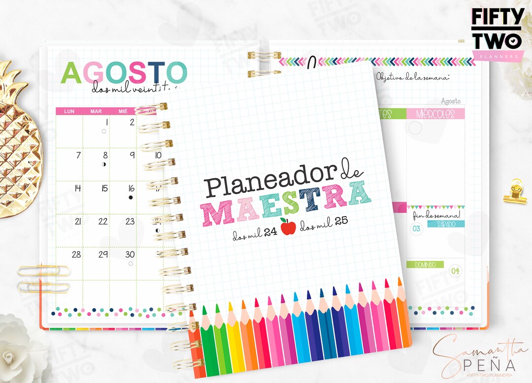 Teacher Planner 2024 2025 / Digital / Printable / Printable Teacher ...
