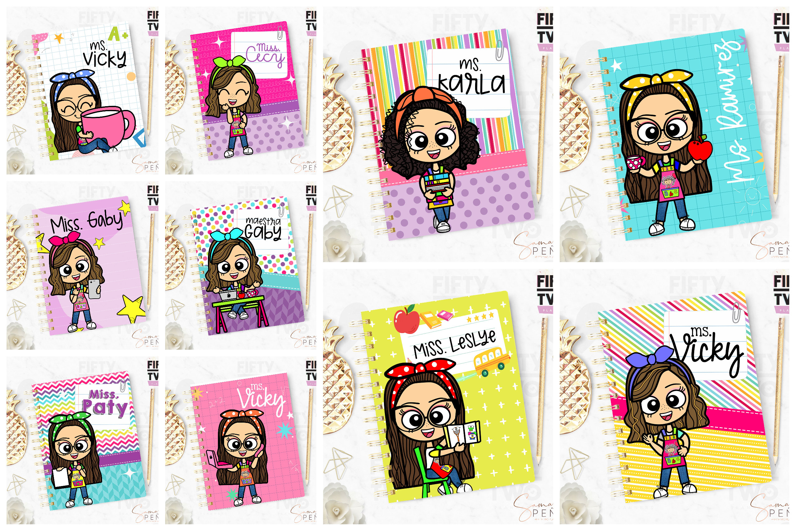LINDAS PORTADAS MAESTRA / portadas bonitas para maestra 2023 / - Etsy ...
