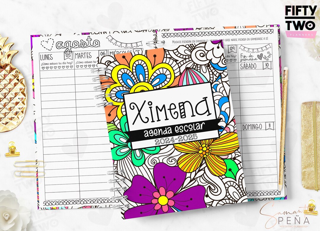 Coloring Homework Agenda / Homework Notebook / Back to School ...
