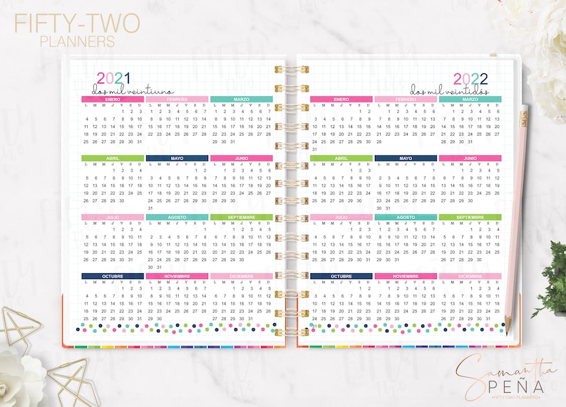 Teacher Planner 2021 2022 / Digital / Printable / Master | Etsy
