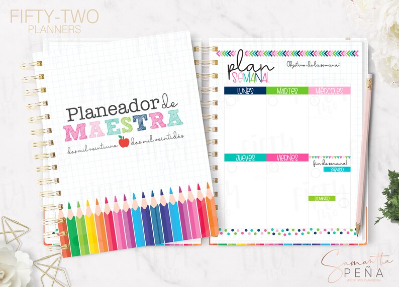 Teacher Planner 2021 2022 / Digital / Printable / Master | Etsy