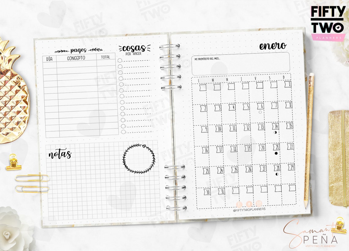 Basic Weekly Agenda 2023 / PRINTABLE 2023 / Half Letter / - Etsy