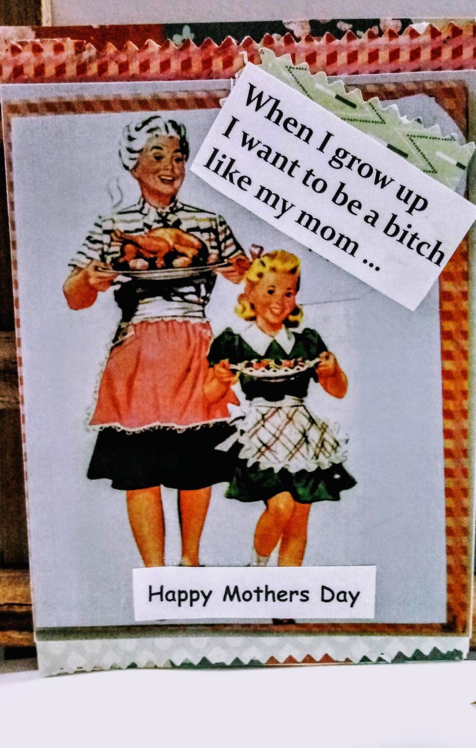 Sex Naughty Cards Happy Mothers Day Vintage Card Etsy