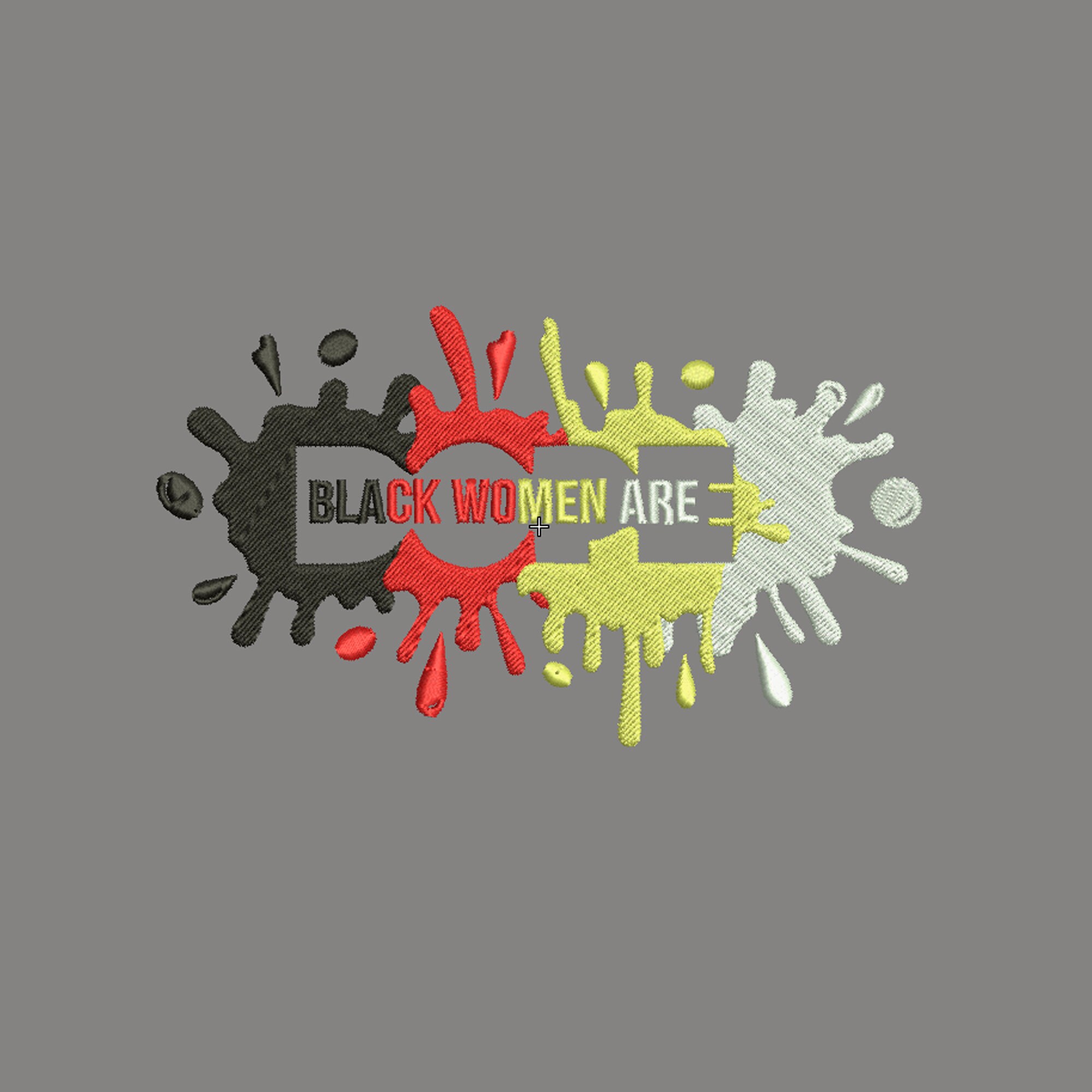 Black Woman Embroidery Designs African American Woman Embroidery Black ...