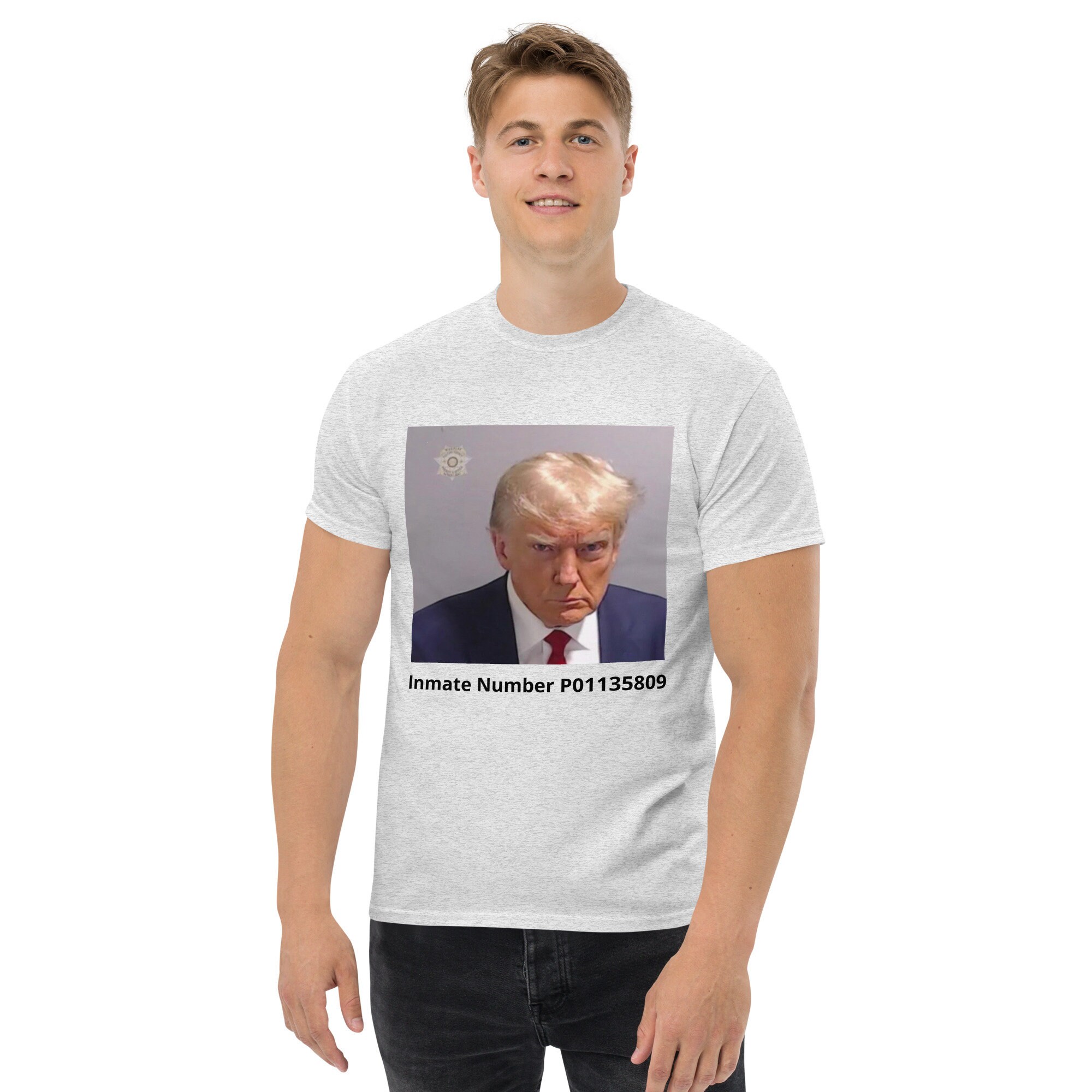 Donald Trump Inmate Number P01135809 Mug Shot Men's - Etsy