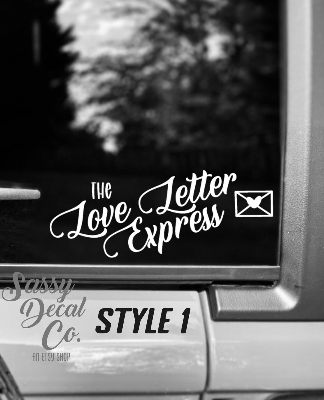 USPS the Love Letter Express Decal - Etsy