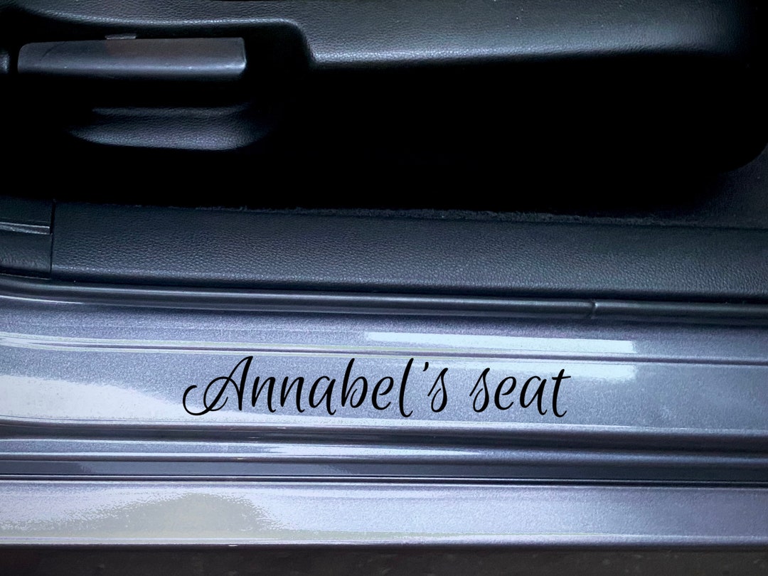 Custom Claim Your Seat Decal - Etsy