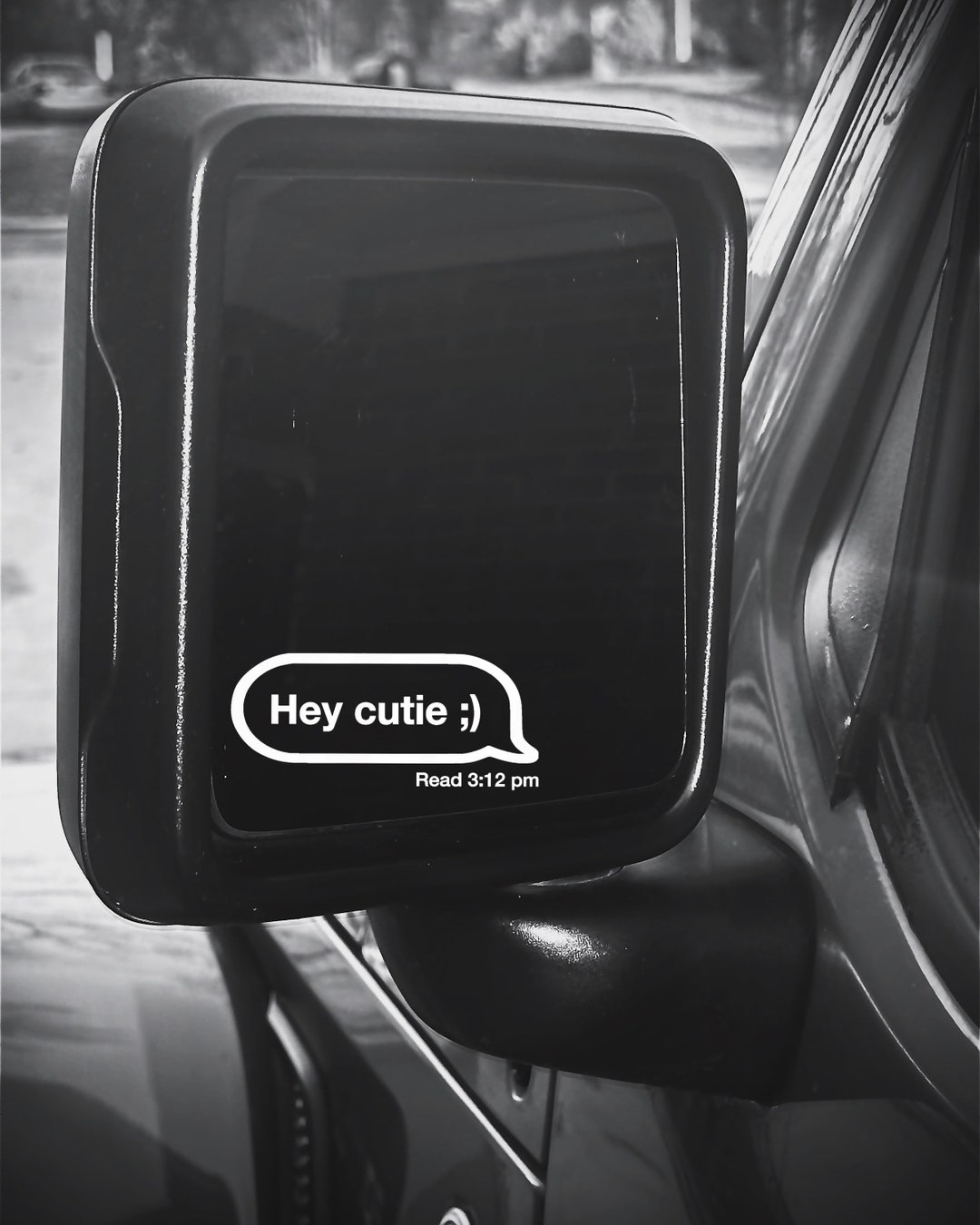Hey Cutie Text Message Decal - Etsy
