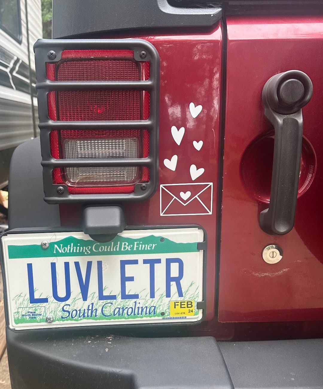 Love Letter Postal Decal - Etsy