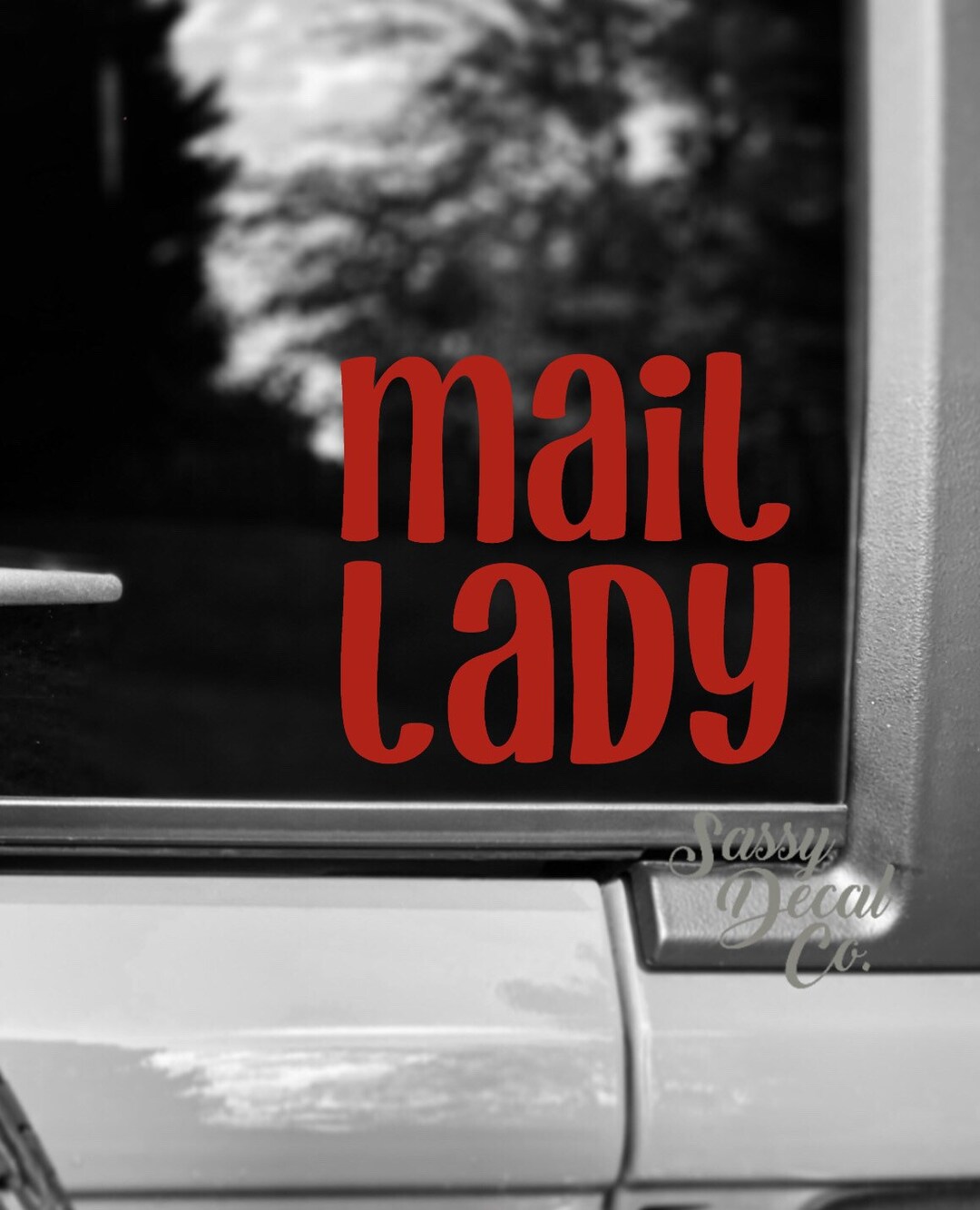 Mail Lady Decal - Etsy
