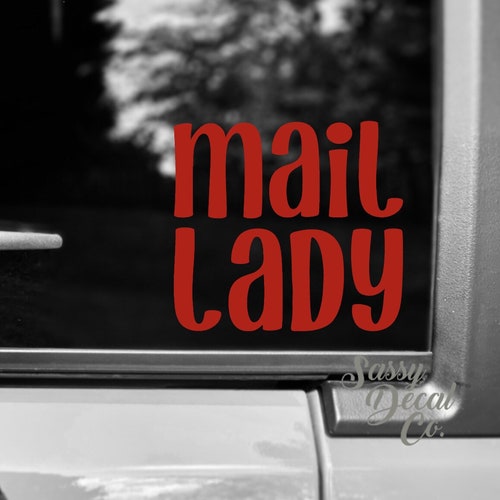 Mail Lady Decal - Etsy