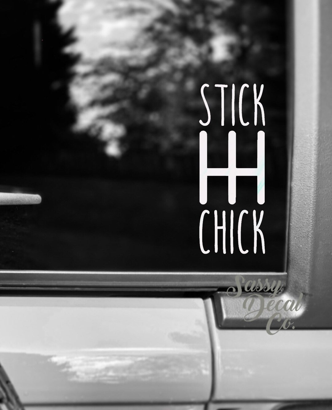 Stick Chick Decal - Etsy