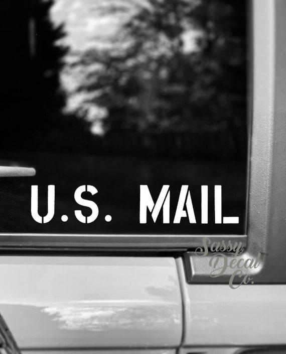 US Mail Military Style Decal - Etsy