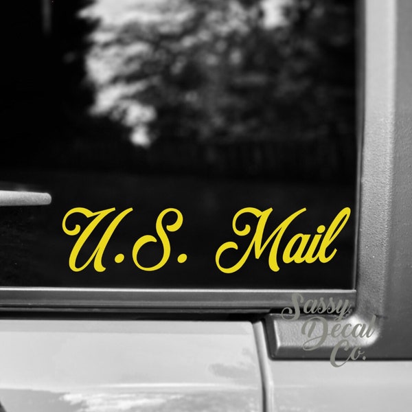 Us Mail Decal - Etsy