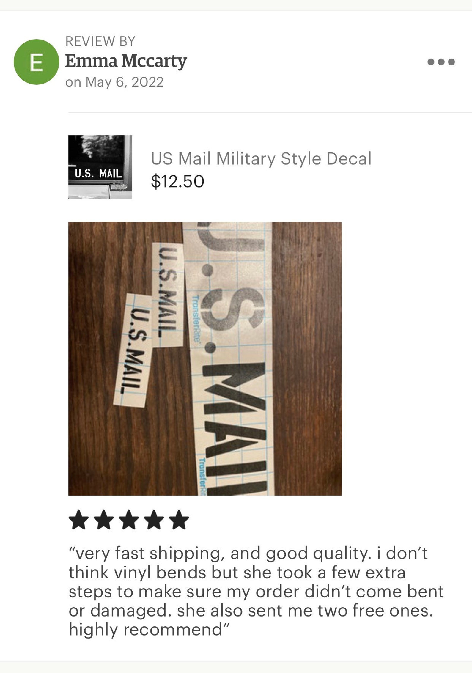 US Mail Military Style Decal - Etsy
