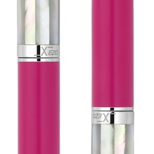 Xezo Speed Master Ballpoint Pen, Medium Tip. Cerise, Chrome Plated ...
