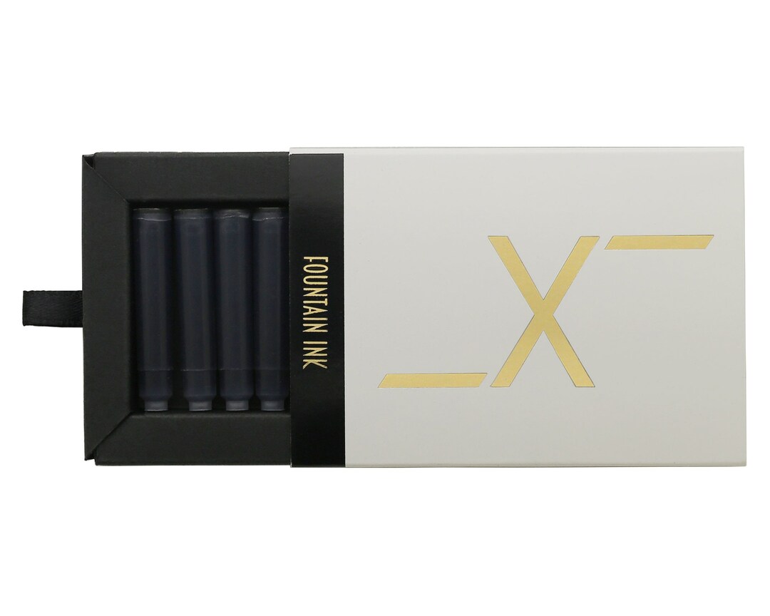 Xezo Black Fountain Pen Ink refill Box - Standard International ...