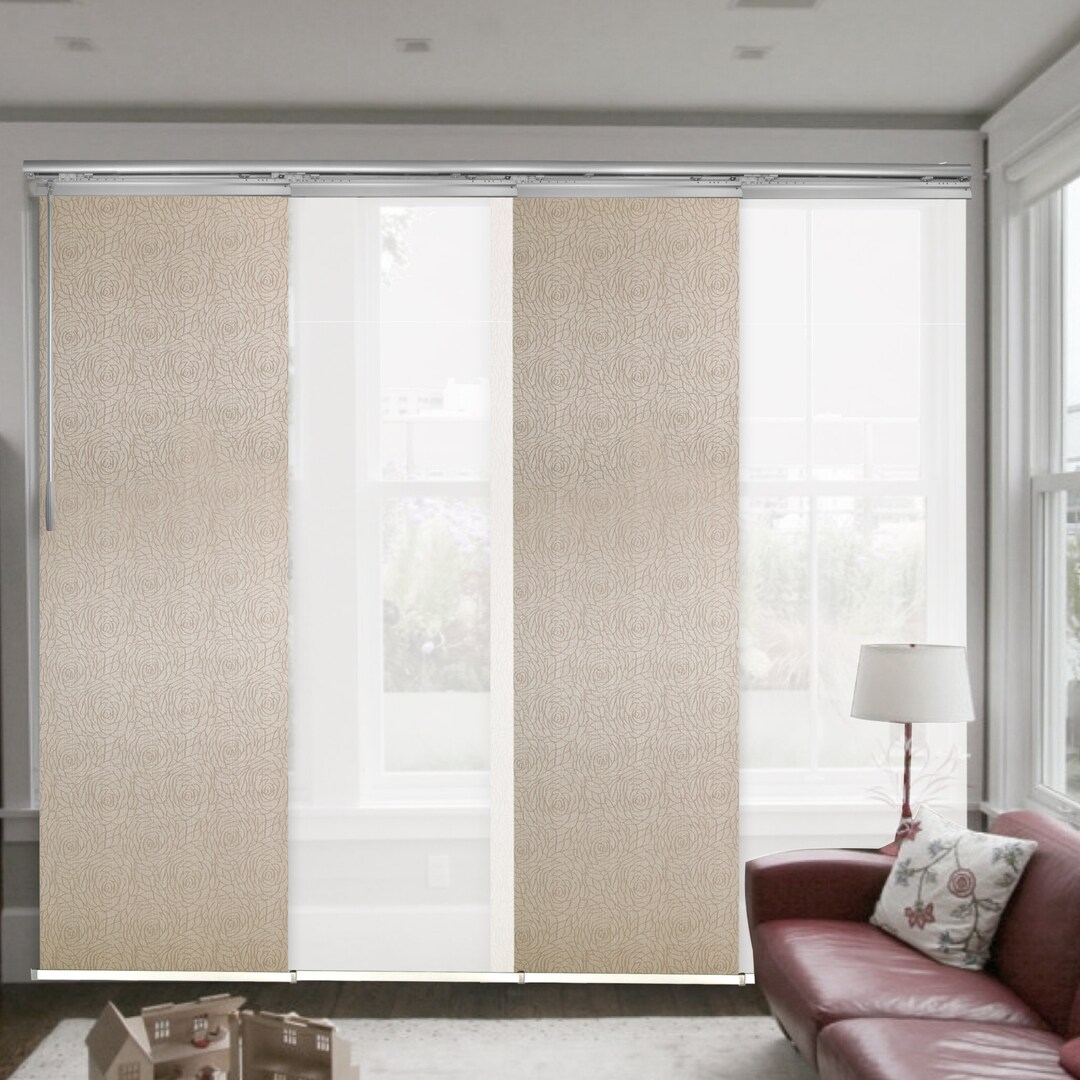 4-panel Single Rail Panel Track / Room Divider / Blind - Etsy