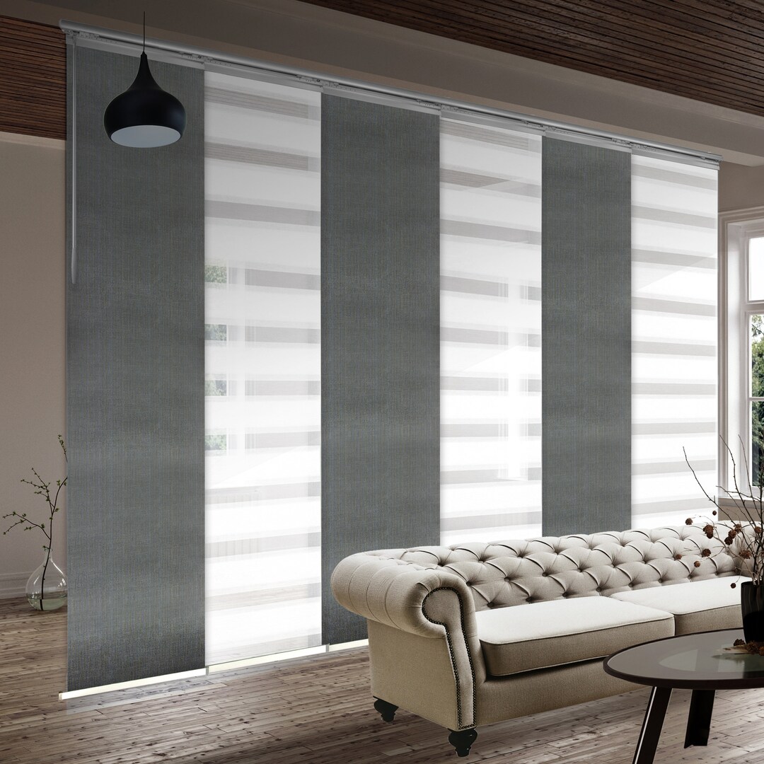 Panel Track 3-7 Panels 36-153 / Room Divider / Blind Extendable, Panel ...