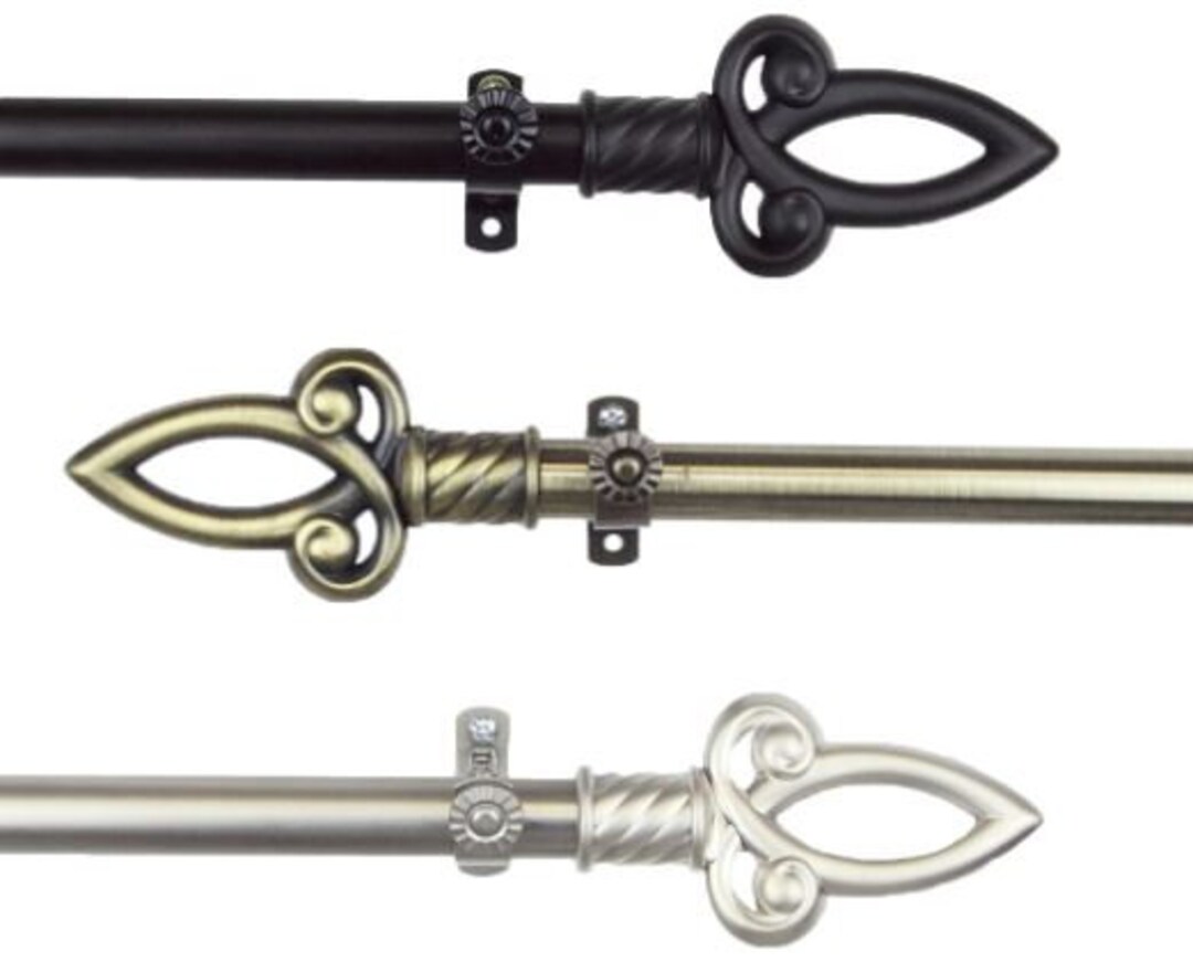 Iselect Home Decor Scepter 13/16 Curtain Rod - Etsy