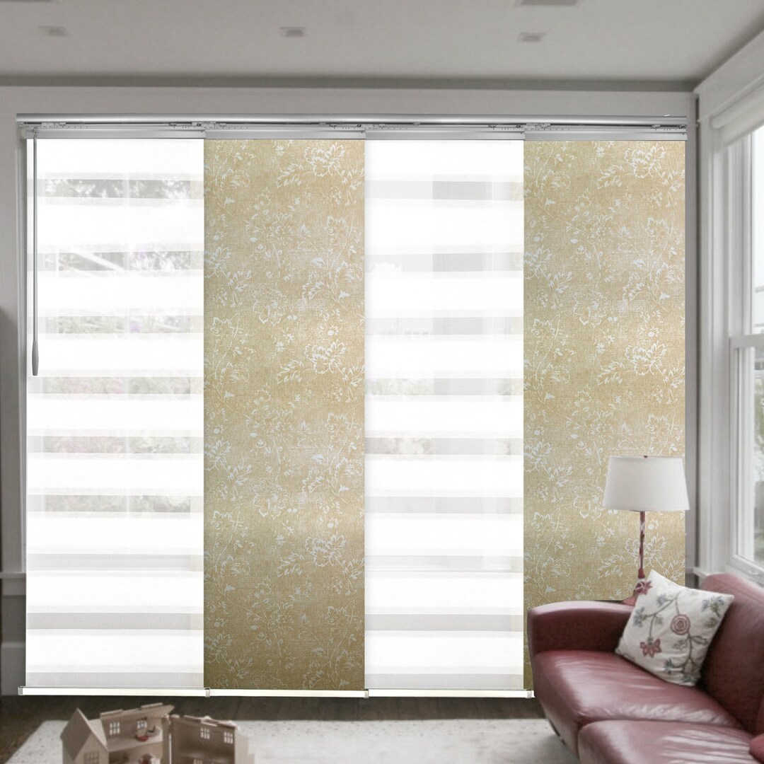 4-panel Single Rail Panel Track / Room Divider / Blind - Etsy