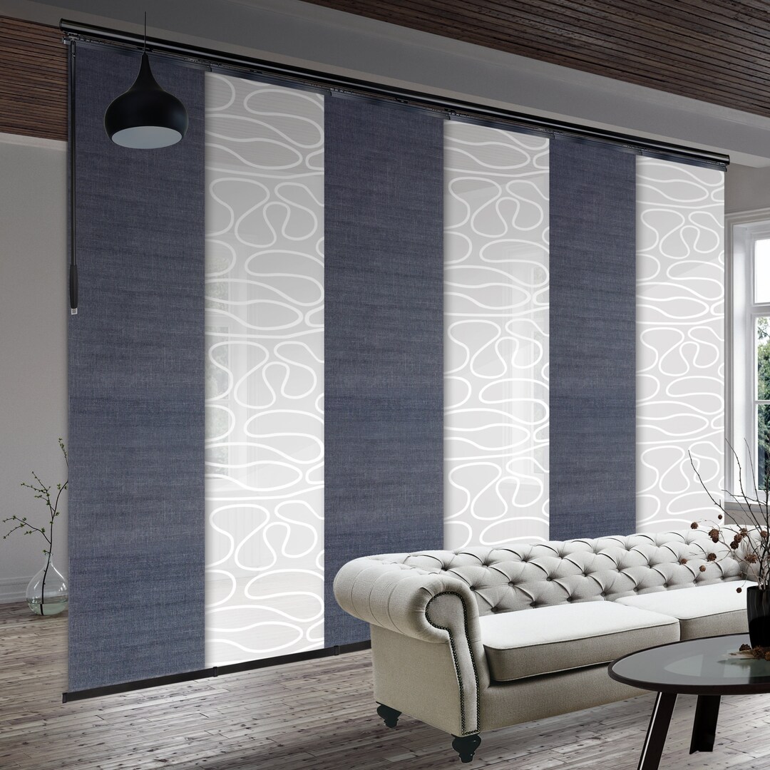 Panel Track 3-7 Panels 36-153 / Room Divider / Blind Extendable, Panel ...