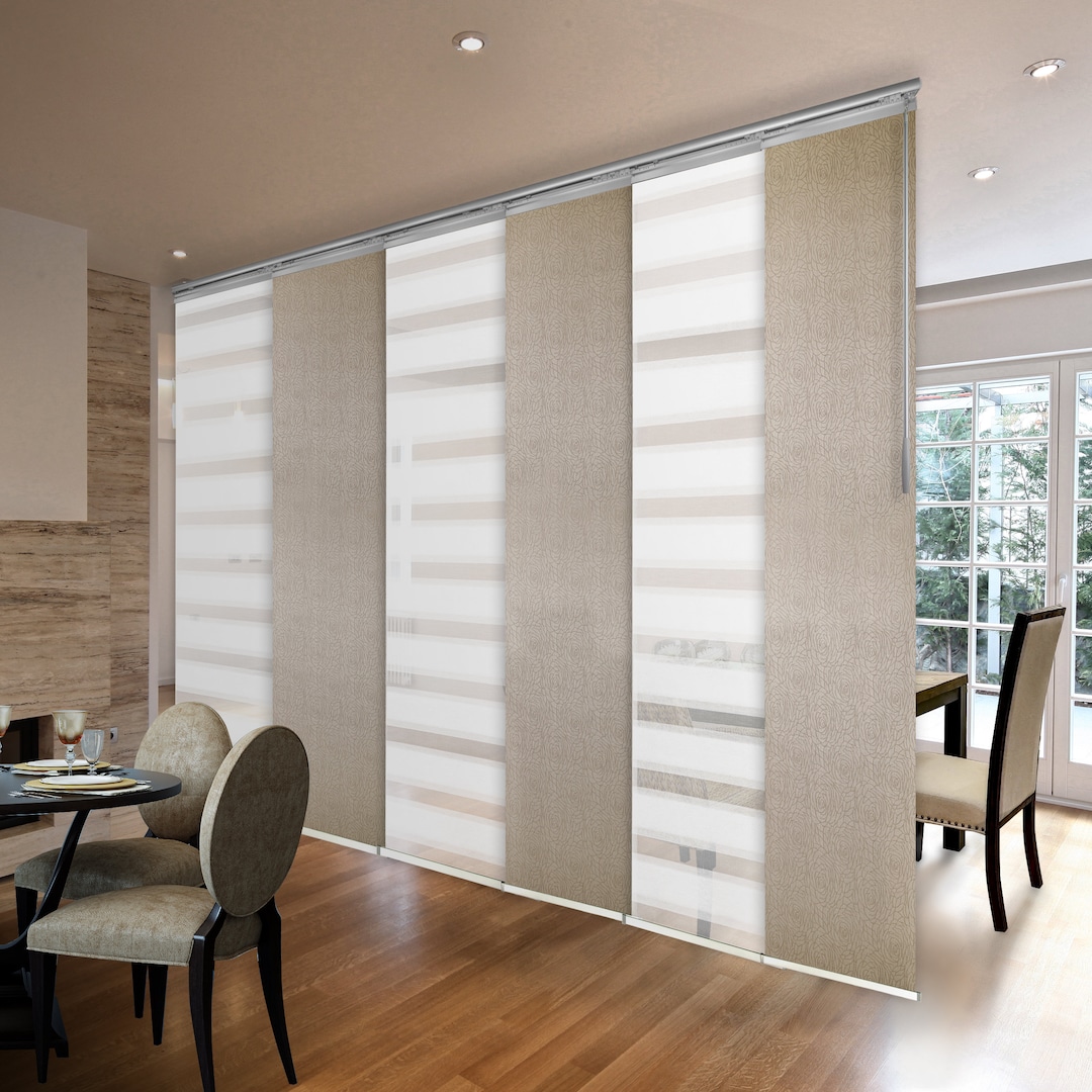 6-panel Single Rail Panel Track Extendable 70130w X 94h, Panel Width 23 ...