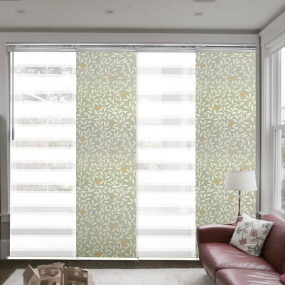 4-panel Single Rail Panel Track / Room Divider / Blind - Etsy