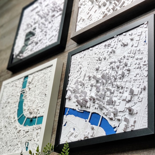 Abstract City Art - Etsy