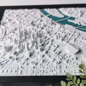Minneapolis 3D City Map | Wall Art of the Minneapolis Skyline | 3D City ...