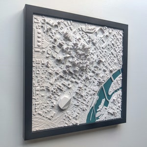 Minneapolis 3D City Map | Wall Art of the Minneapolis Skyline | 3D City ...