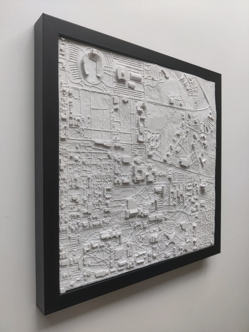 Bloomington, Indiana 3D Campus Map | Graduation Gift | for Bloomington ...