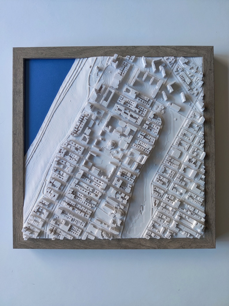 Morningside Heights 3D Campus Map New York Graduation Gift - Etsy